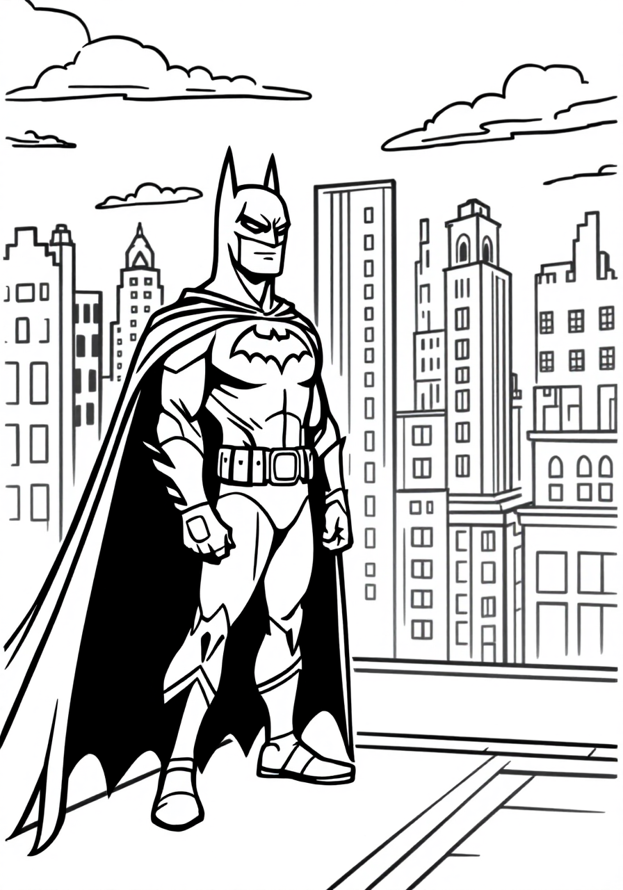 Rooftop Coloring Page Coloring Pages