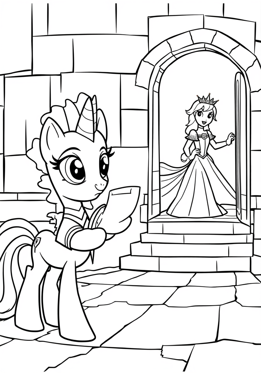 Spike Sending a Letter to Princess Celestia - Free My Little Pony ...